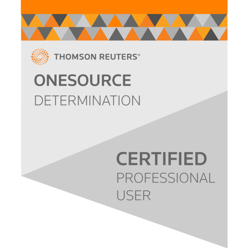 Advanced Tax Automation - Certifications